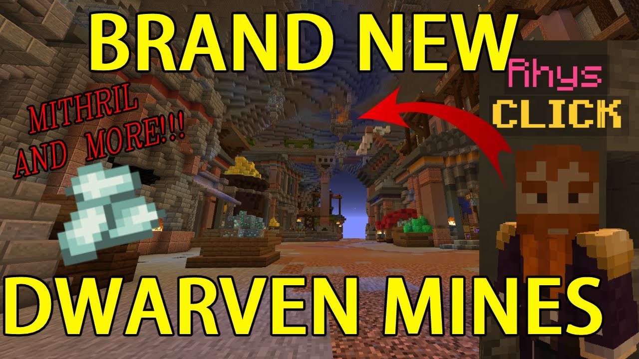 How to get to the *BRAND NEW* Dwarven Mines : Hypixel Skyblock - YouTube