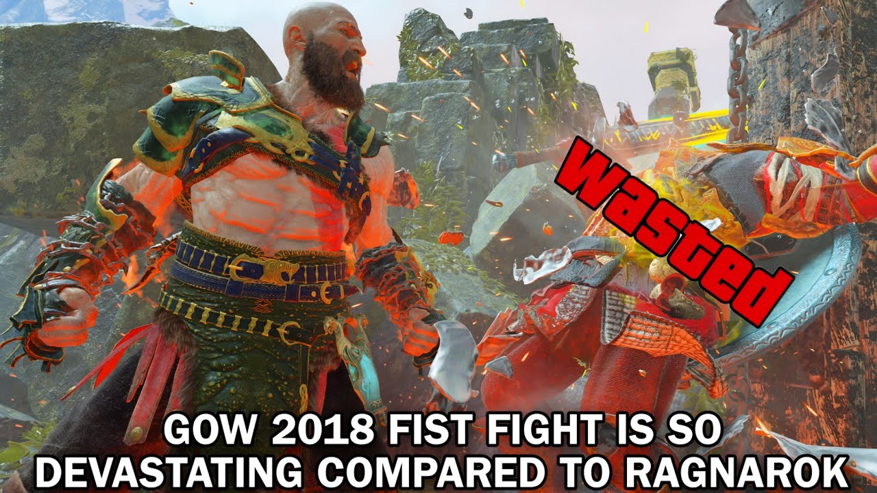 GOW 2018 FIST FIGHT IS SO DEVASTATING COMPARED TO RAGNAROK | GMGOW+ ...
