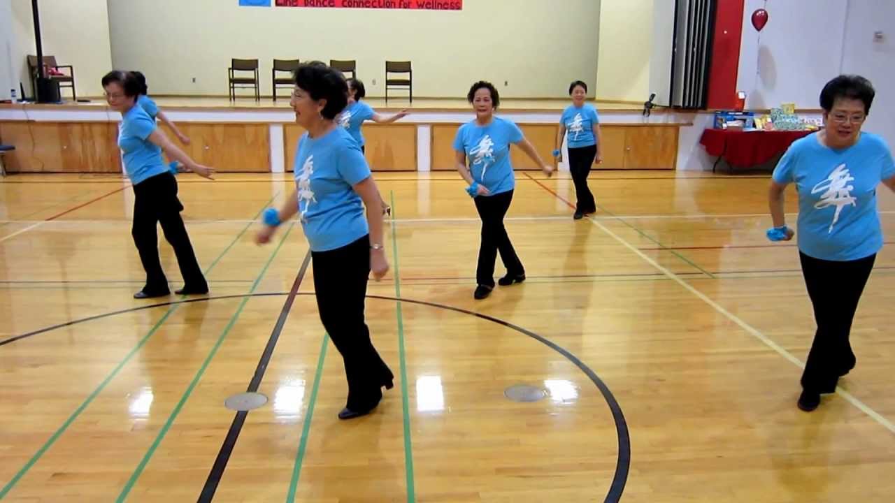 Line Dance Connection For Wellness - Splish Splash - YouTube