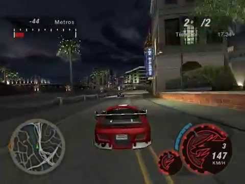 nfsu2 mitsubishi vs bugatti veyron (mod) link en la descripcion - YouTube