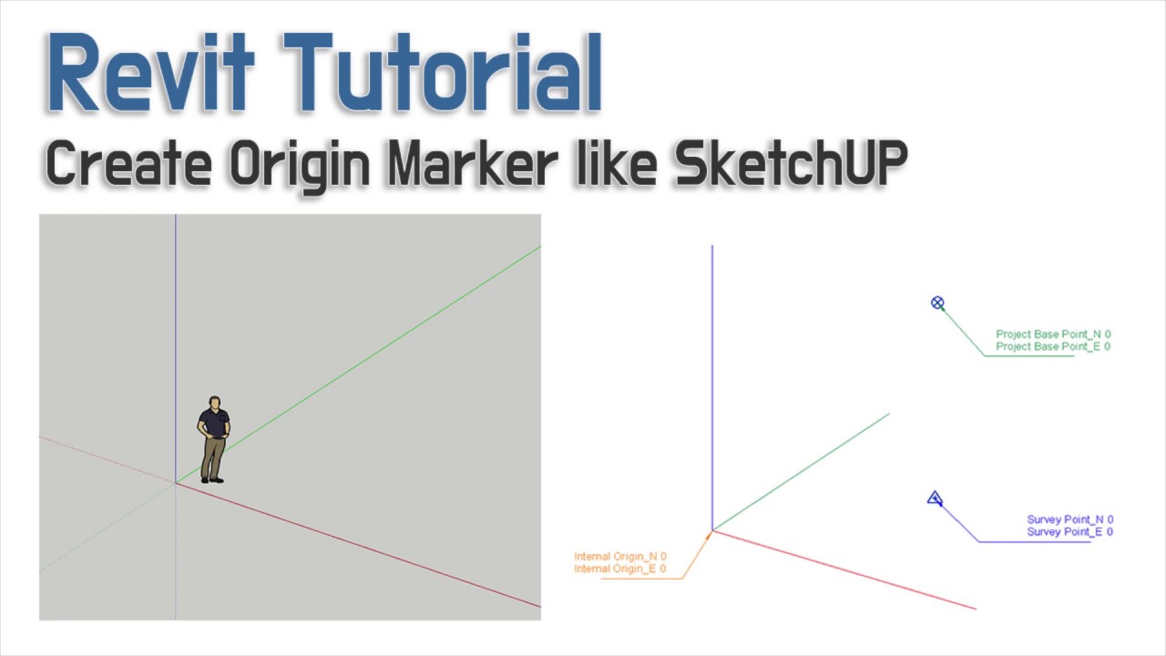 Create Origin Marker like SketchUp (Revit Tutorial / Tip) - YouTube