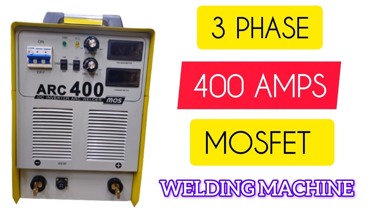 400 amps welding machine | 3 phase welding machine| 8870836351 - YouTube