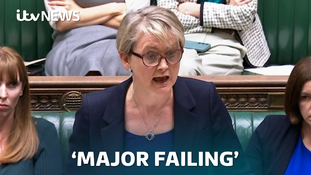 Watch the Home Secretary statement as grooming gangs report criticises ...