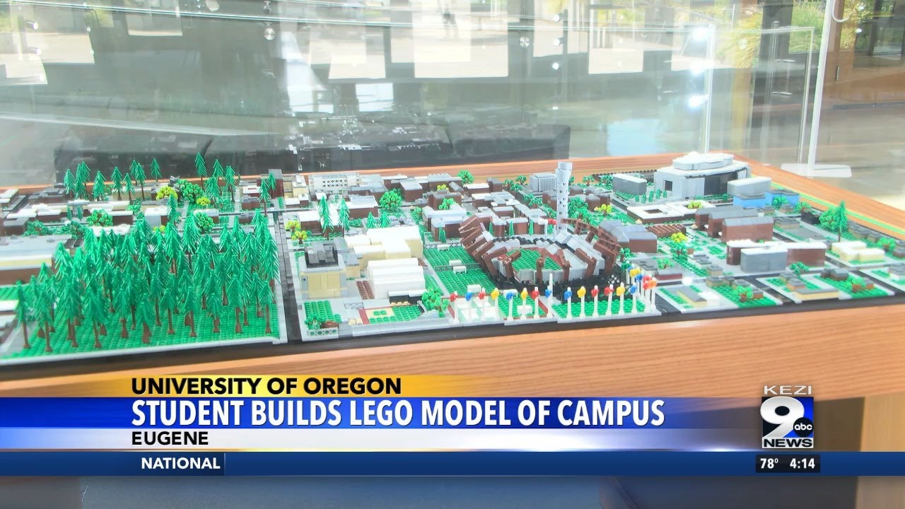 University Of Oregon Eugene Map