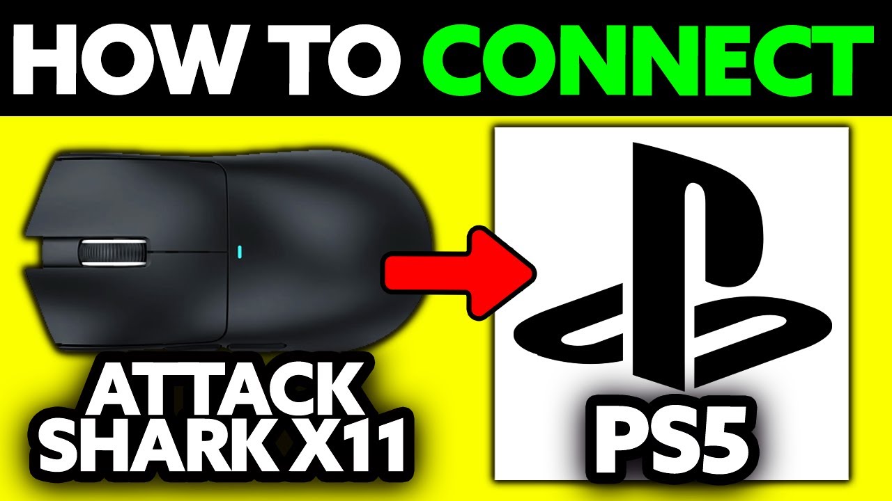 How To Connect Attack Shark X11 to PS5 (2025) - Step by Step - YouTube