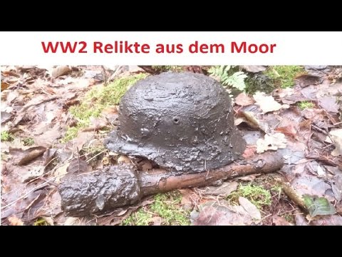 WW2 Relikte der Wehrmacht aus dem Moor ( WK2, Stahlhelme, Panzerfaust ...