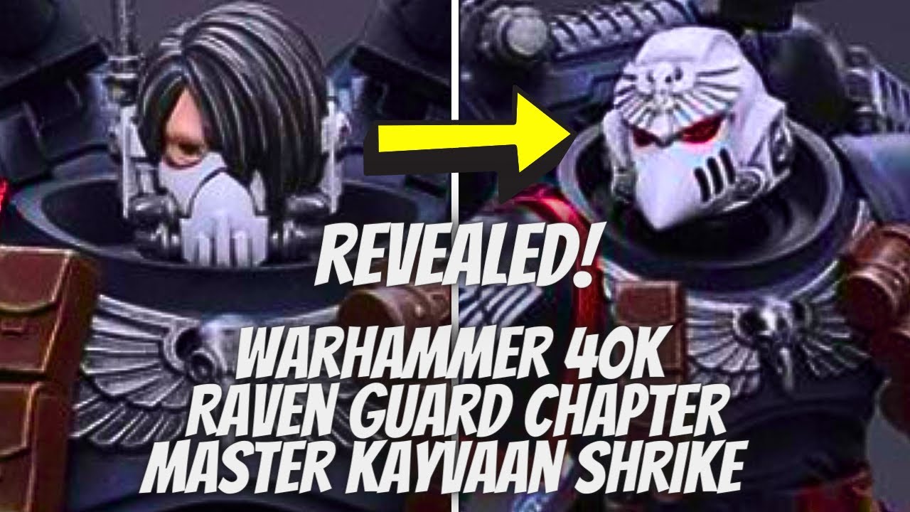 Get Ready To Shell Out! Warhammer 40K Raven Guard Chapter Master ...