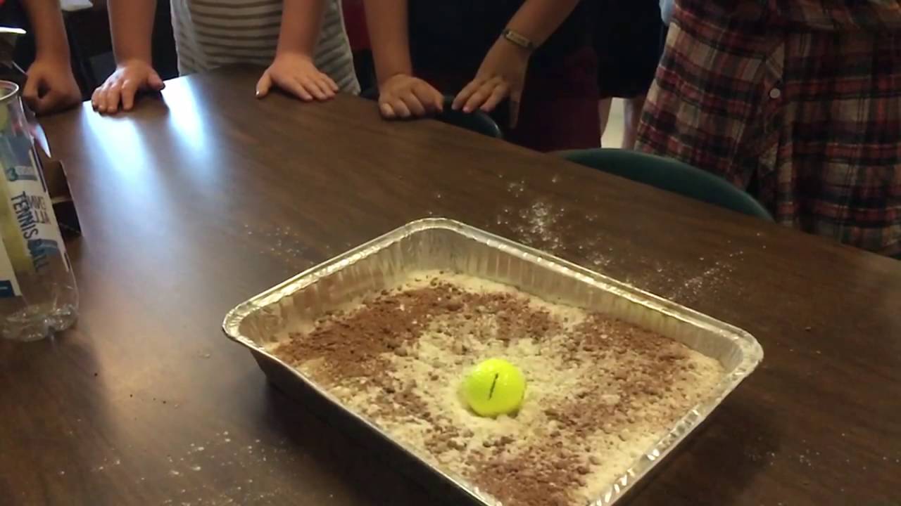 Gravitational Potential Energy Craters - YouTube