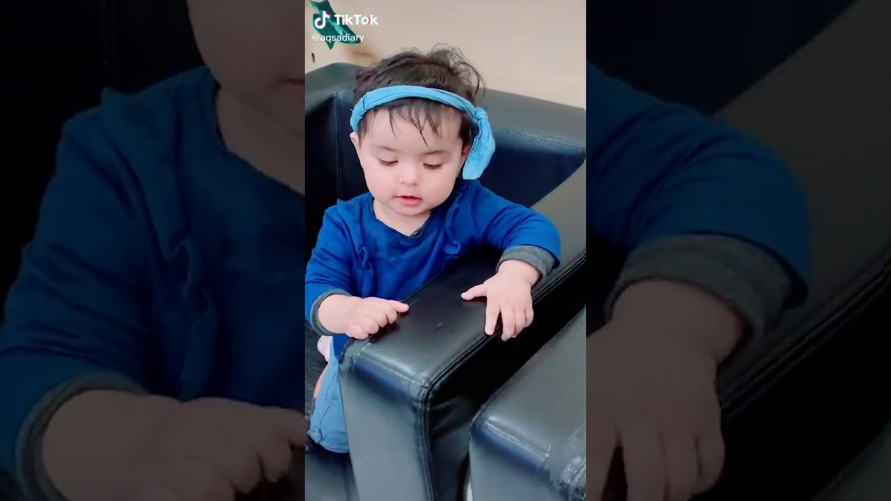 Cute aqsa 😘😘 tiktok baby queen - YouTube