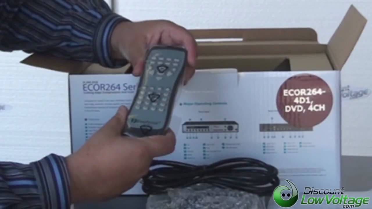Everfocus ECOR264-4D1 4 channel CCTV DVR, DVD Burner - YouTube