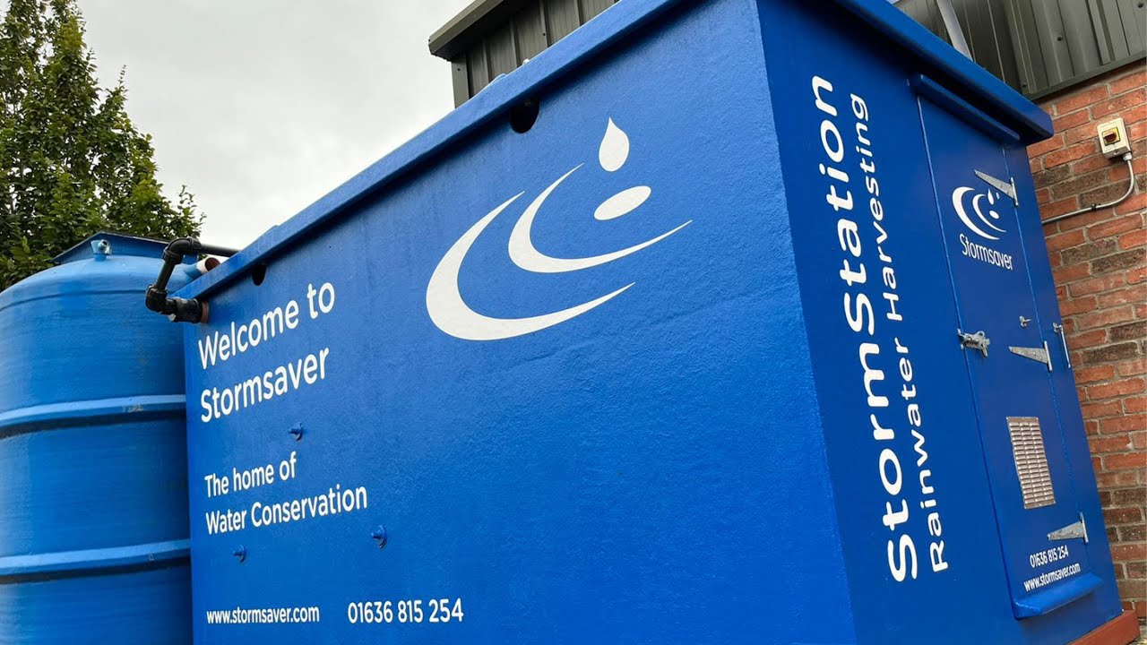 Take a look around our three rainwater harvesting systems here at ...