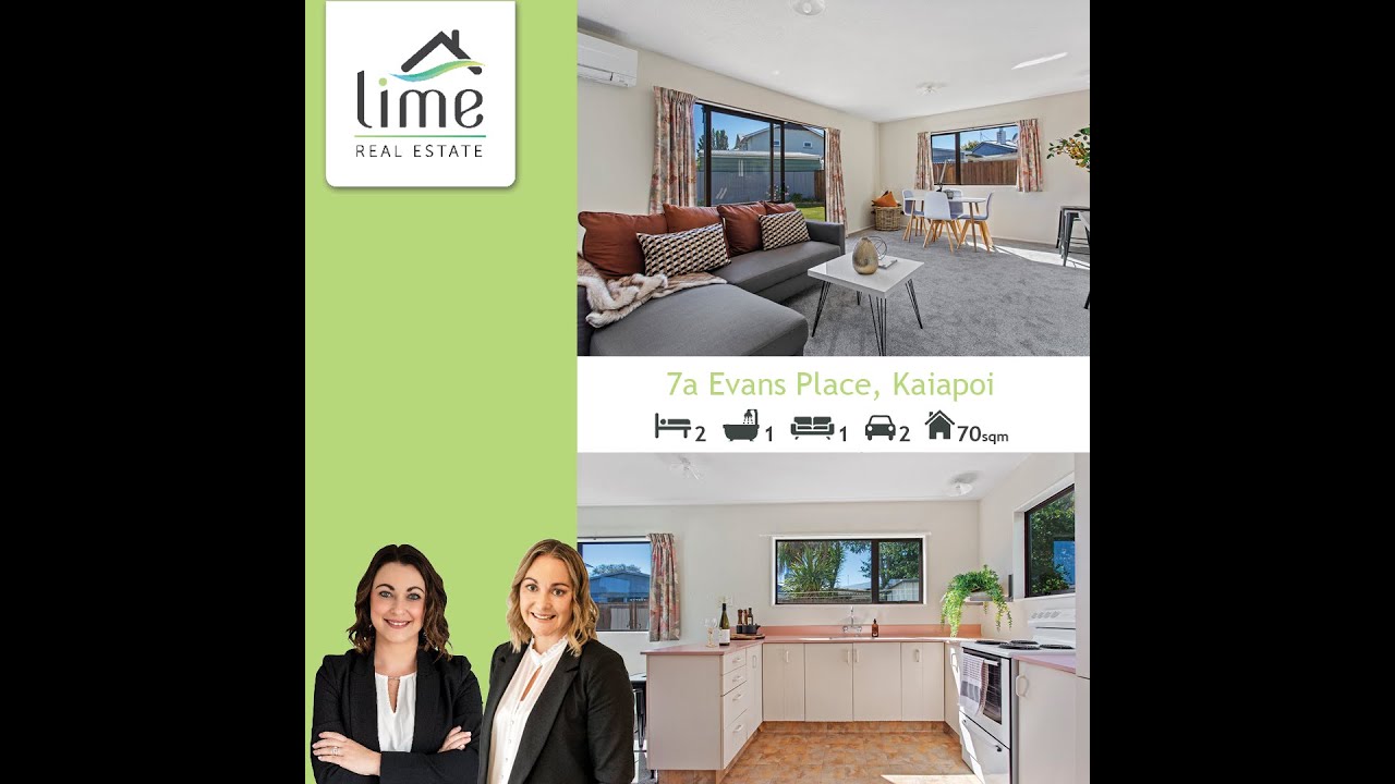 Lime Real Estate presents... 7a Evans Place, Kaiapoi - YouTube