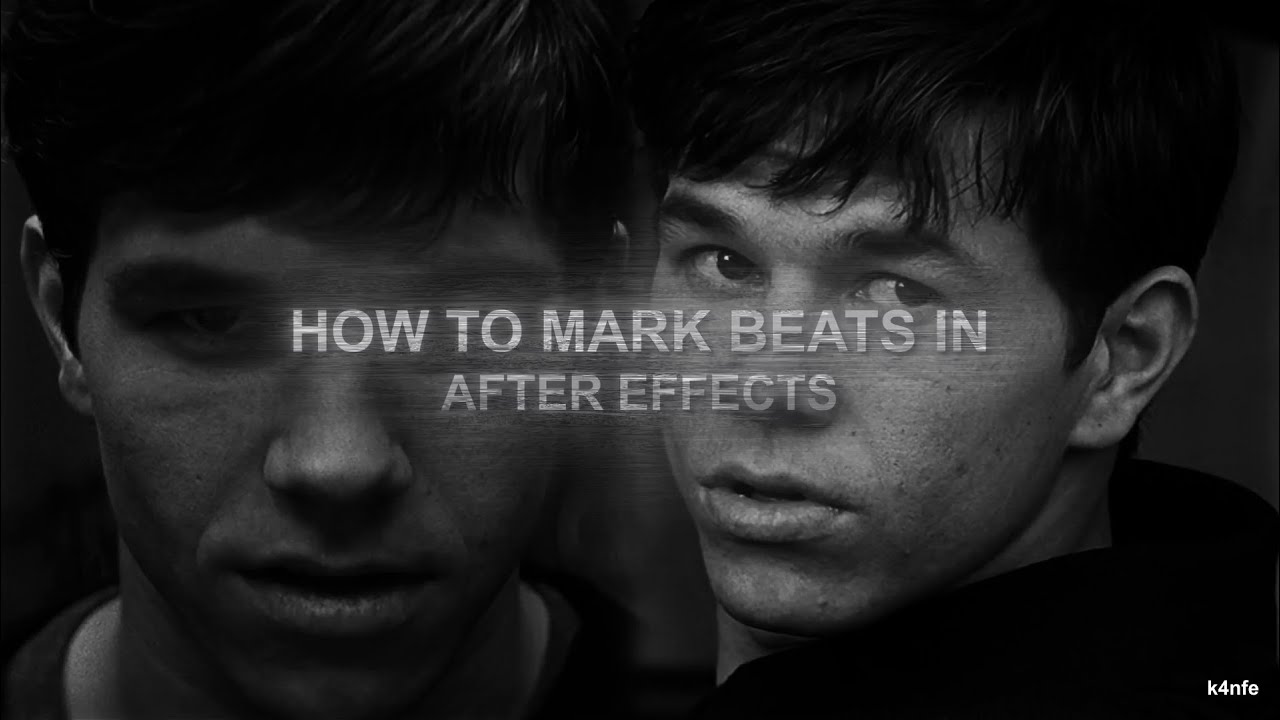 How To Mark Beats | After Effects - YouTube
