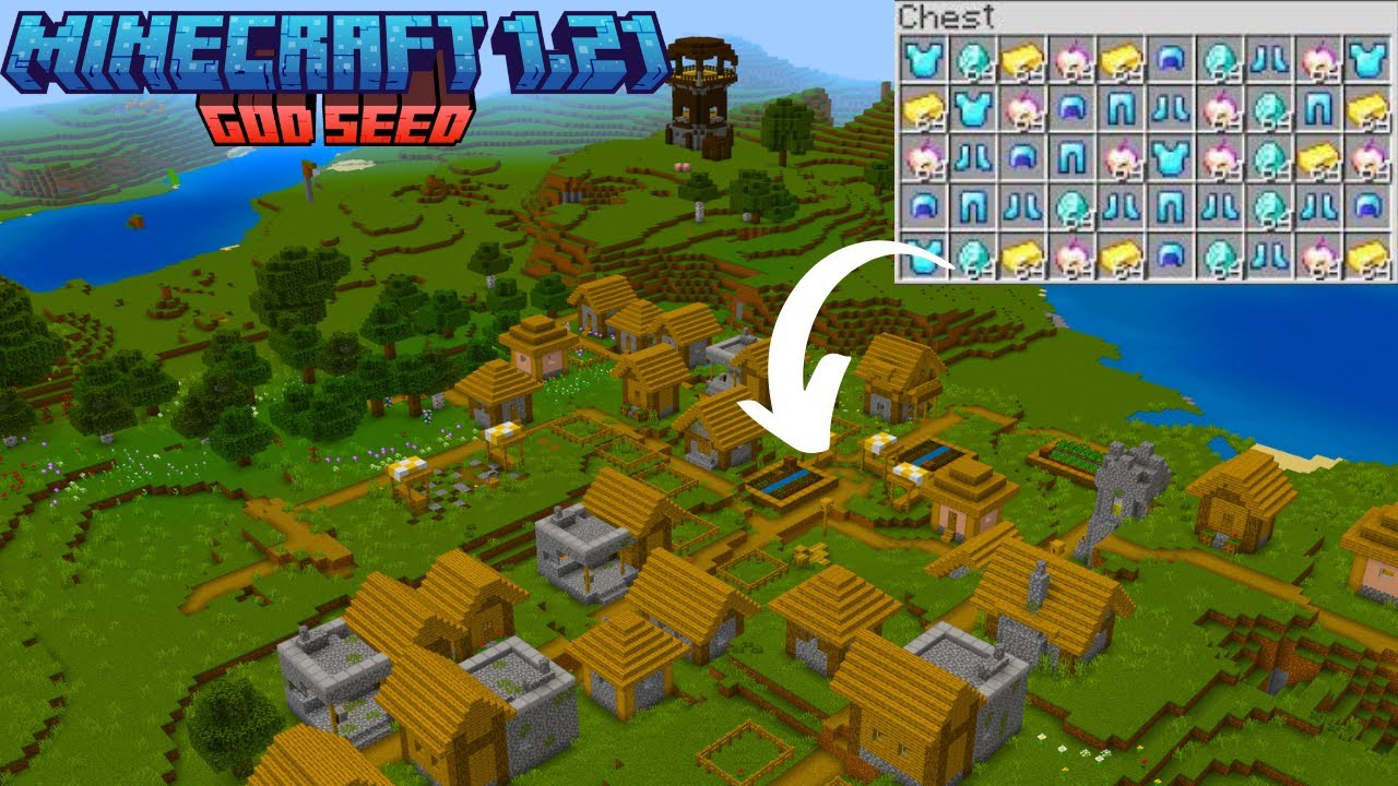 🔥 Perfect Good Minecraft seed for 1.21 bedrock edition [ God seed ...