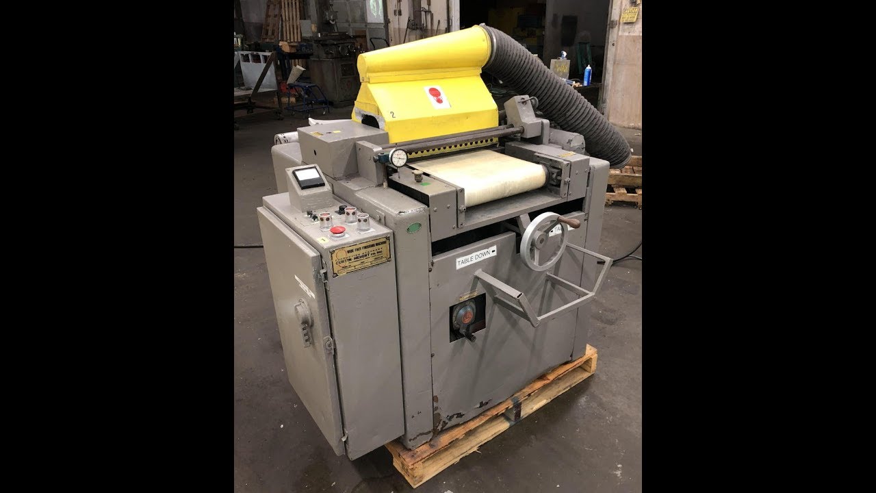 1994 Curtin Hebert Model 631 Polishing, Deburring & Finishing Machine ...