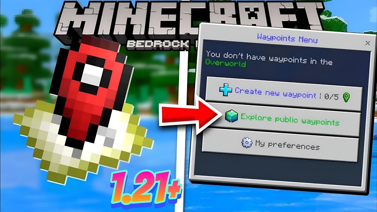 Multiplayer waypoint addon Minecraft PE || Multiplayer waypoint Mod ...