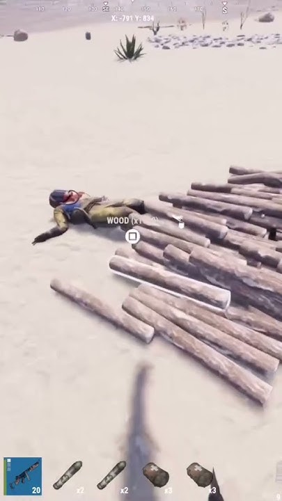 Rust Console: Killing Zerg Wood Farmer - YouTube