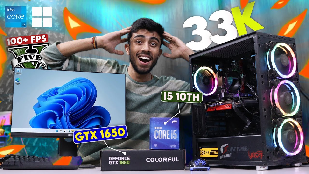 30,000/- Rs Intel Gaming PC Build🔥 With GTX 1650! Complete Guide🪛 ...