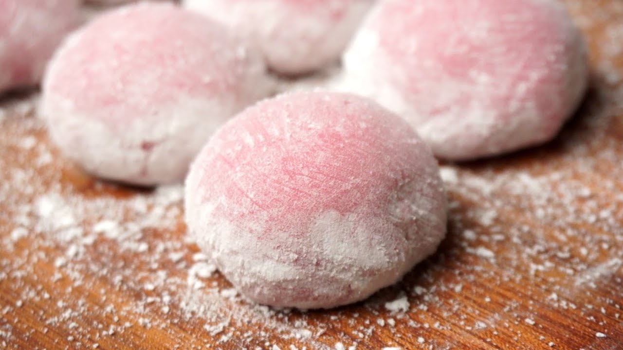 Sweet Stretchy Mochi Recipe - Peanut Mochi - YouTube