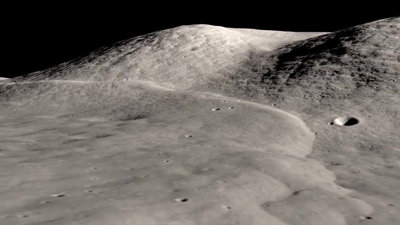 Moon's Lee Lincoln Scarp Visualized Using Orbiter Imagery - YouTube