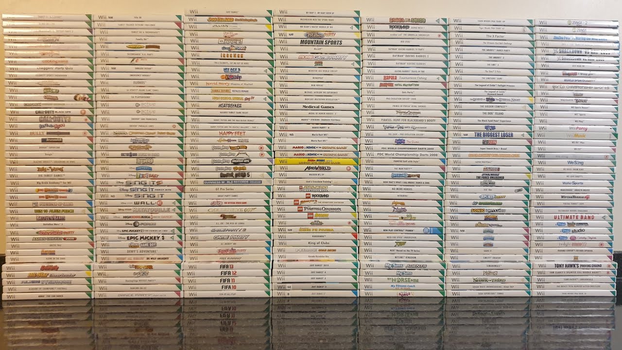 Nintendo Wii Game Collection Choice in 2024 - YouTube