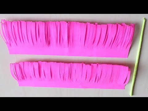 DIY - How To Make Fluffy Paper Flowers - DIY - Paper Craft - YouTube