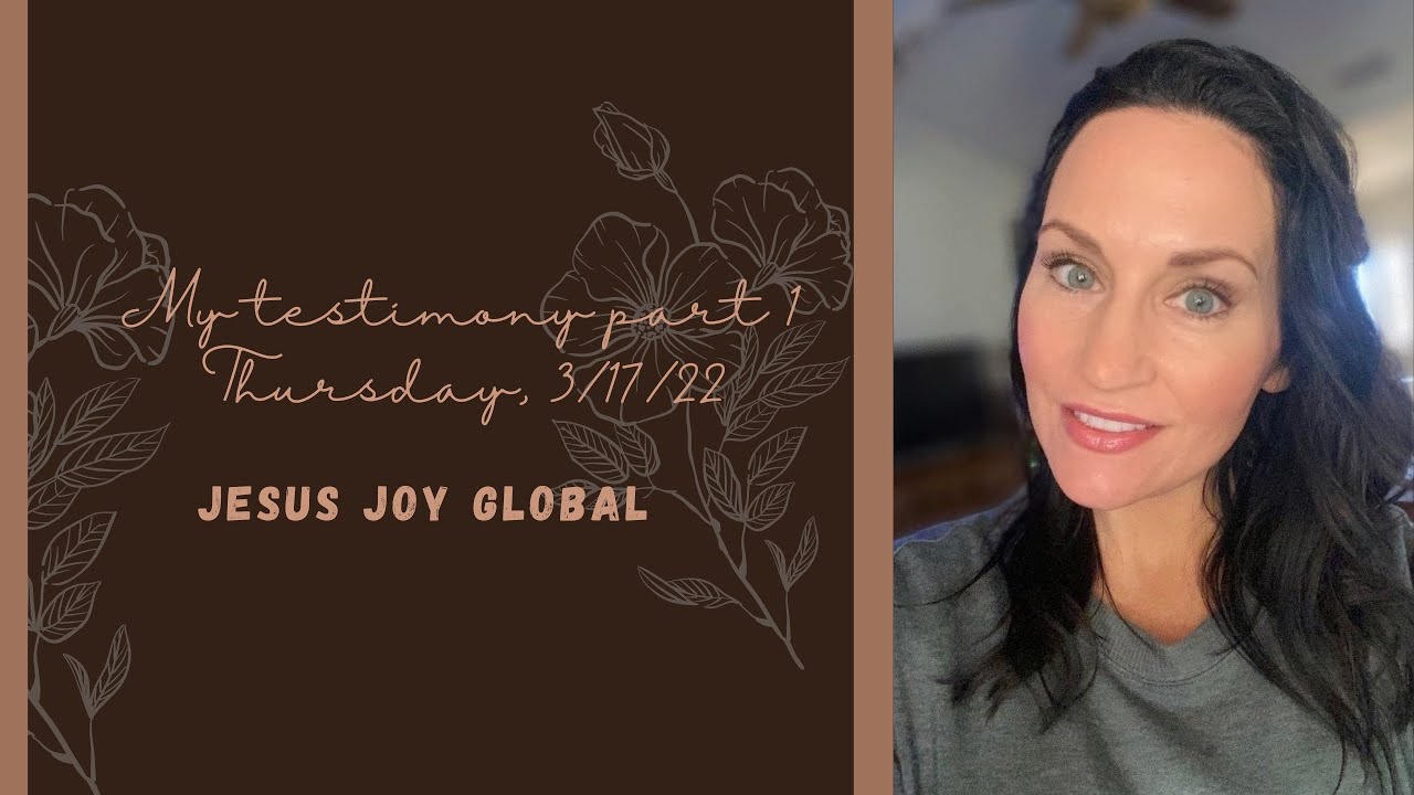 My testimony Part 1. Let Jesus save you and set you free! - YouTube