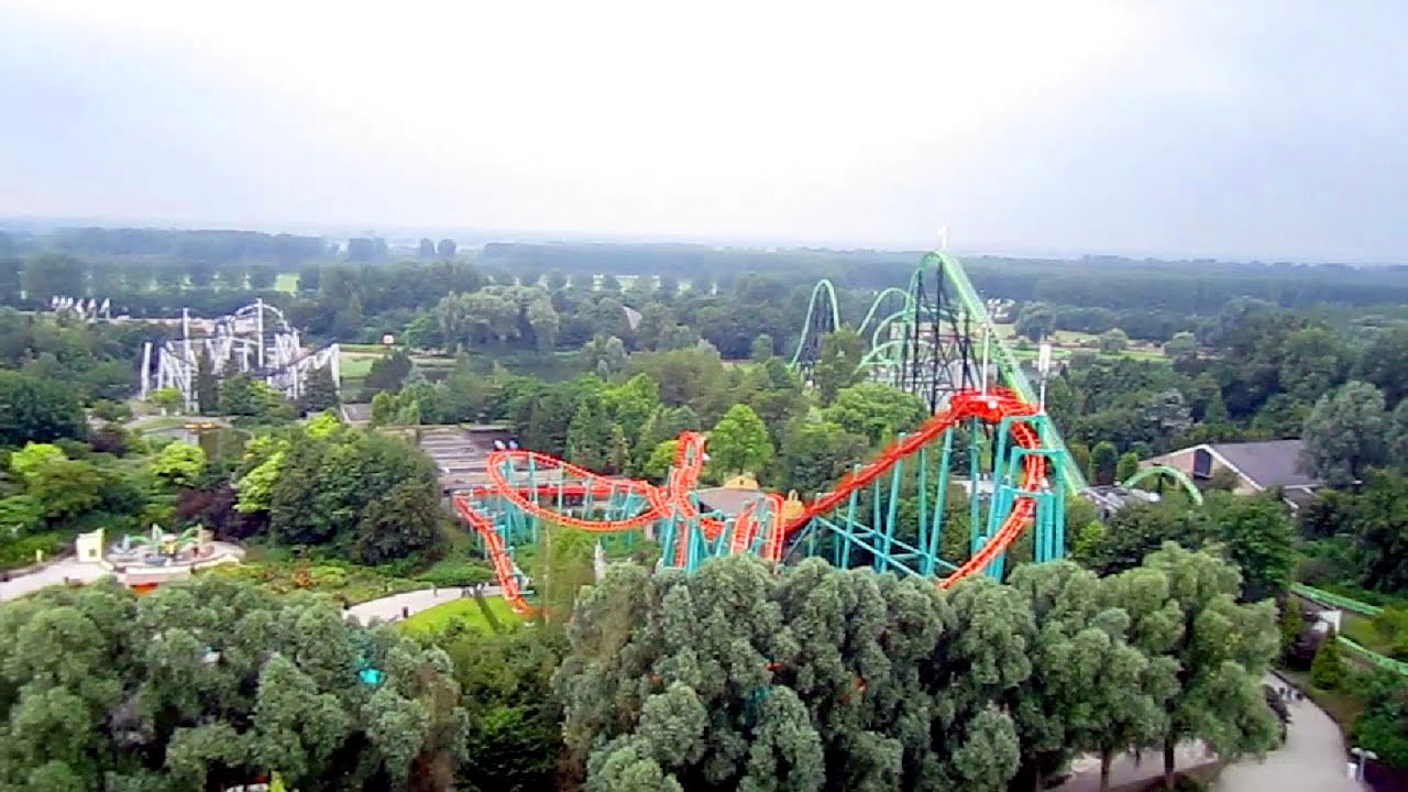 Space Shot on-ride HD POV Walibi Holland - YouTube