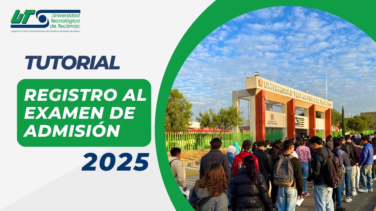 Tutorial para el registro a la UT Tecámac 2025 - YouTube