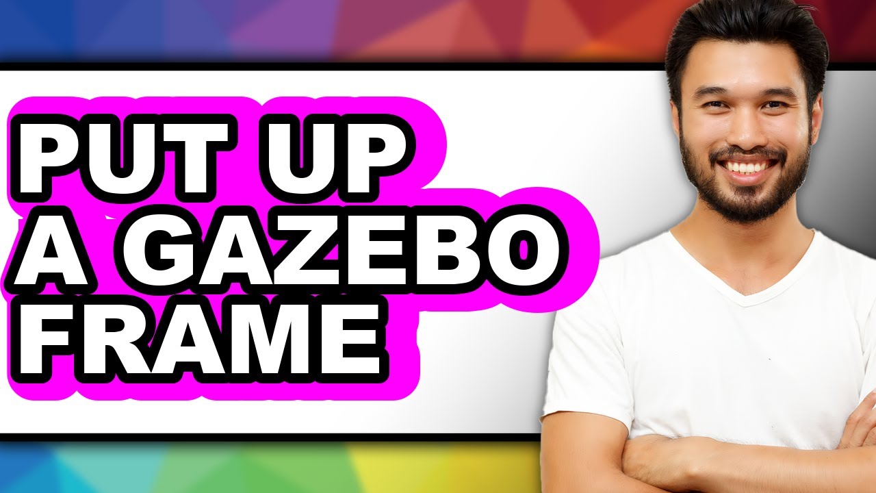 How to Put Up a Gazebo Frame - Easy Guide - YouTube