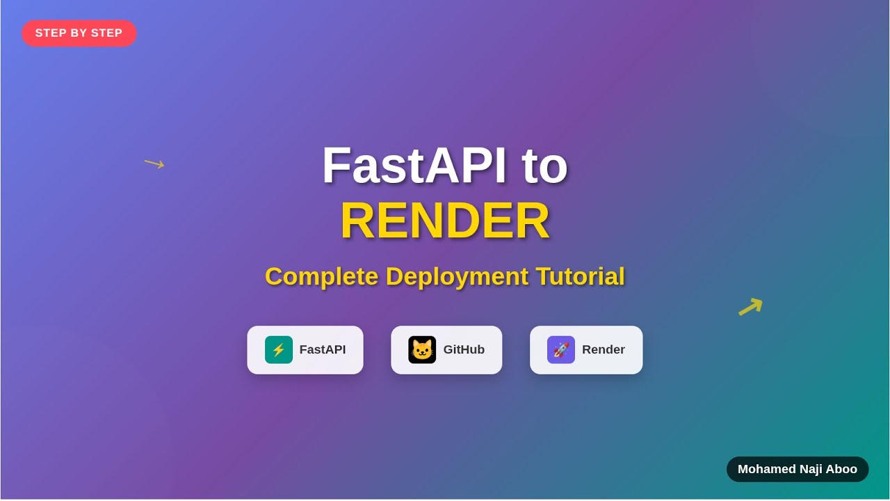 Deploy FastAPI to Render for FREE | Complete Tutorial with GitHub Integration - YouTube