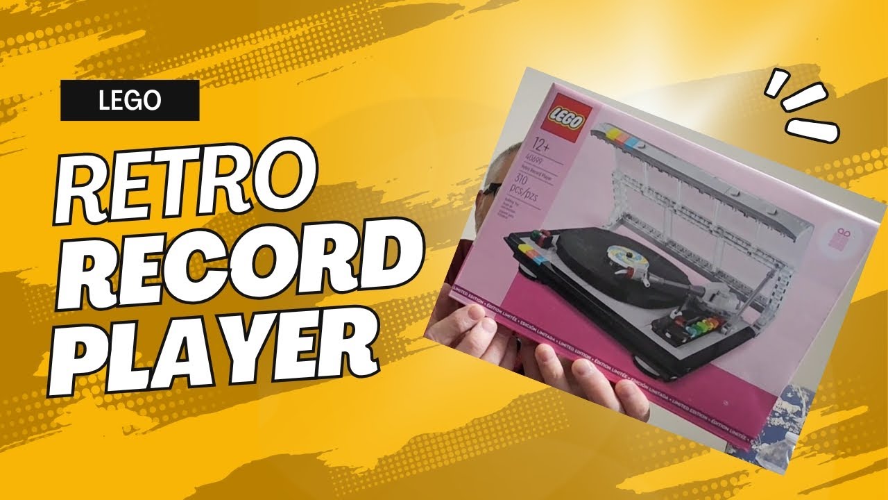 Lego 40699 Retro Record Player Gift With Purchase GWP! Review and Build ...