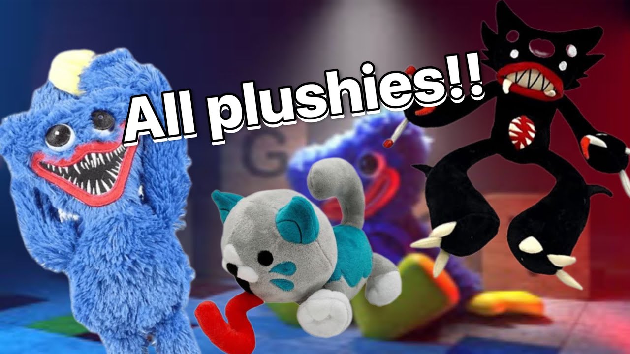 ALL POPPY PLAYTIME PLUSHIES!!! 4.0 (updated) - YouTube