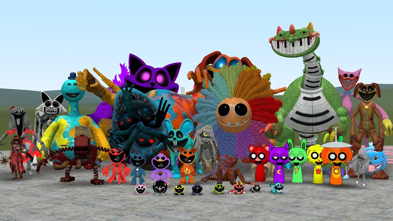 NEW ALL POPPY PLAYTIME CHAPTER 4 CHARACTERS In Garry's Mod! - YouTube