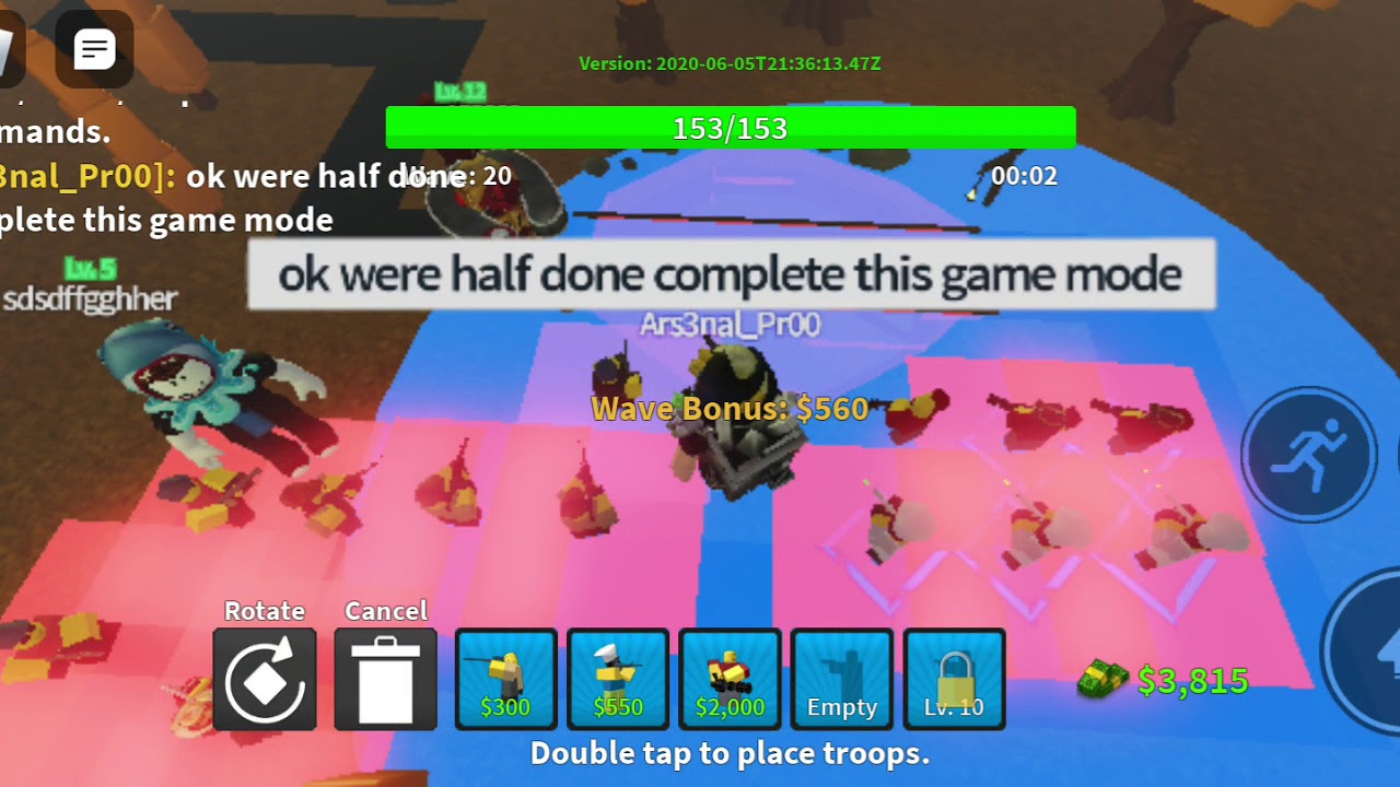 Tower defense simulator Grinding to get outlaw - YouTube