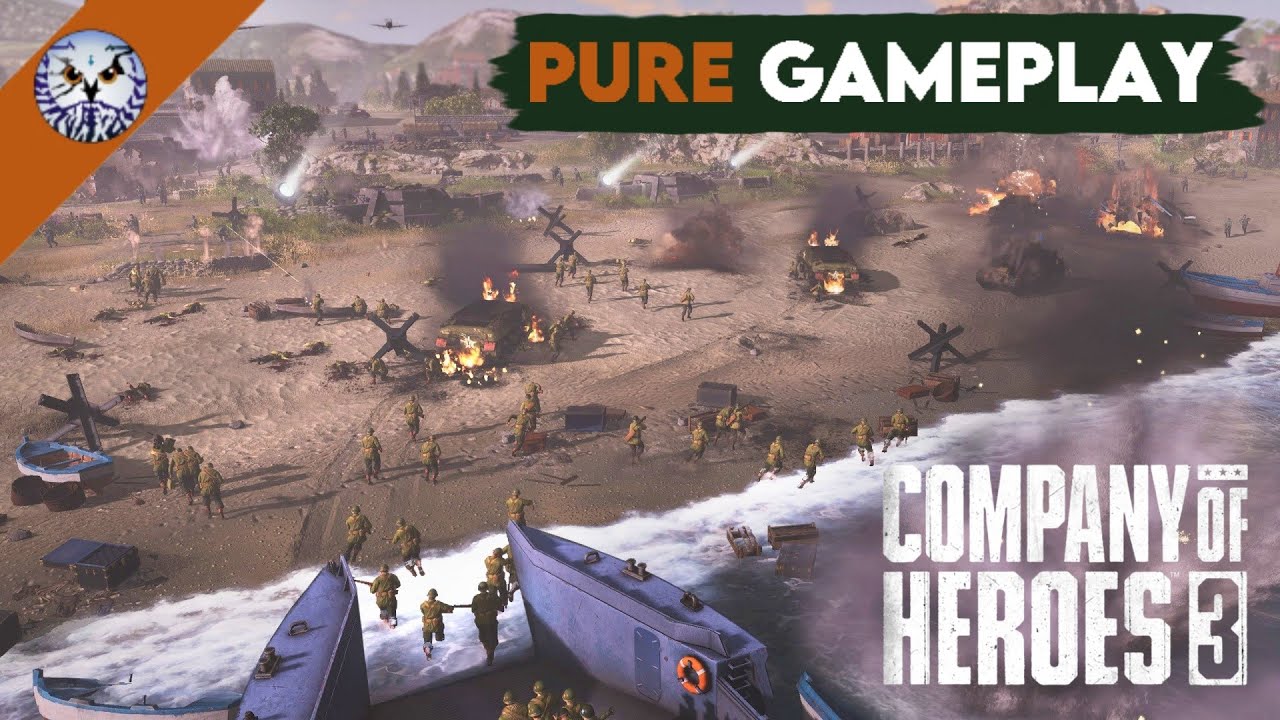 Company of Heroes 3 Pre-Alpha Gameplay No Commentary Skirmish Gamemode ...