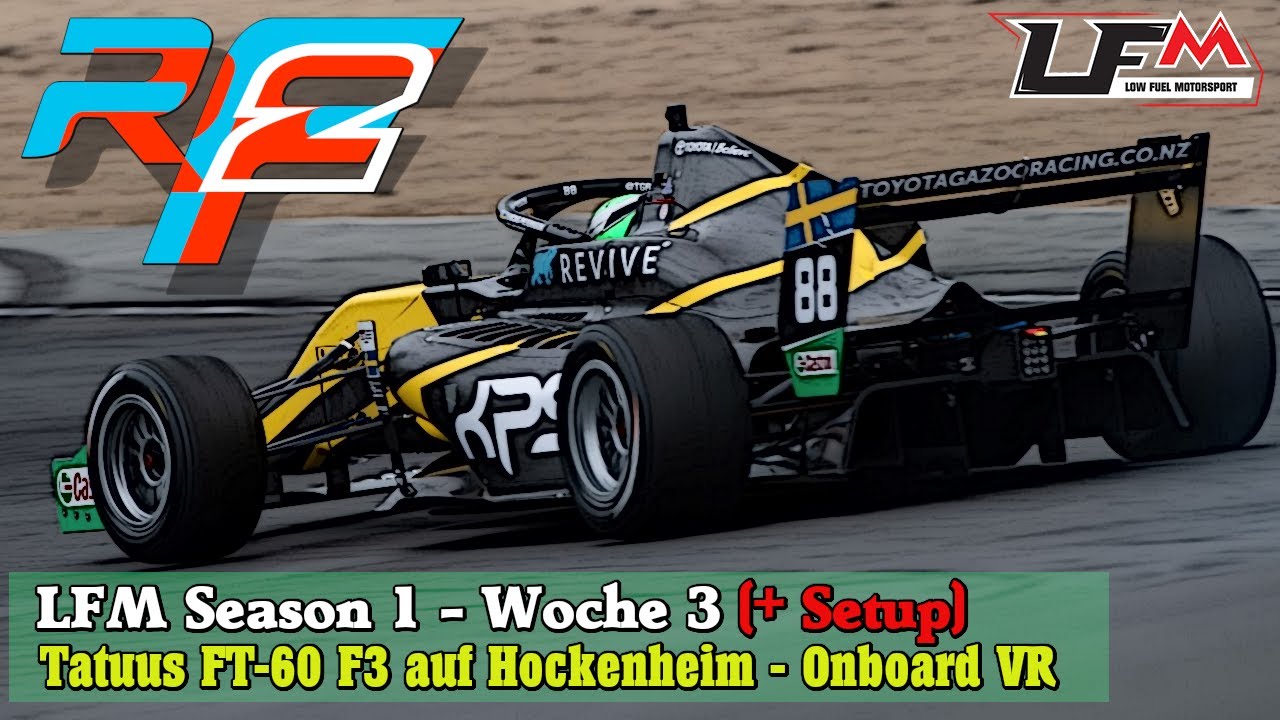 LFM Season 1 - Woche 3: Tatuus FT-60 F3 auf Hockenheim (+Setup ...