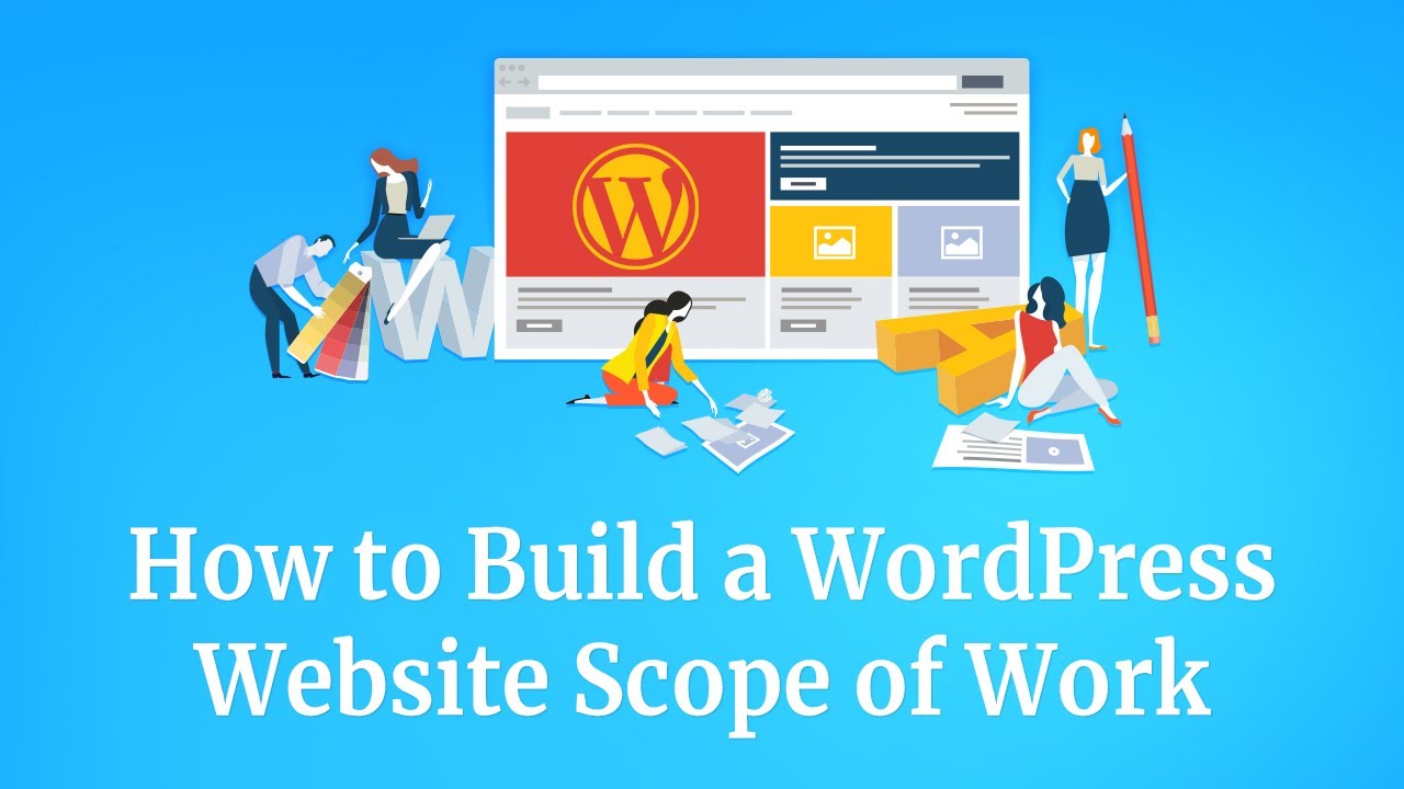 How to create a WordPress business website scope of work - YouTube