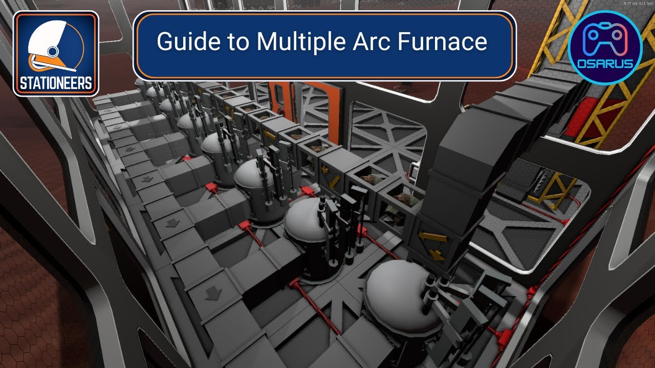 Stationeers - Guide to Multiple Arc Furnace - Tutorial - YouTube