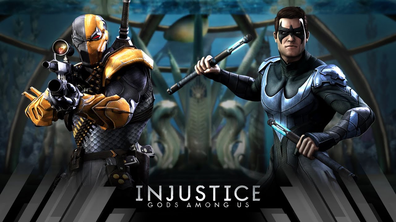 Injustice Gods Among Us - Deathstroke Vs Nightwing (Very Hard) - YouTube