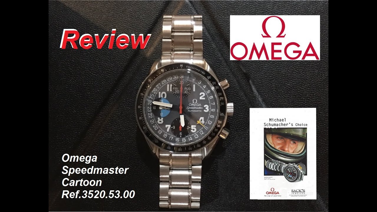 Review OMEGA speedmaster triple date (Cartoon) - YouTube