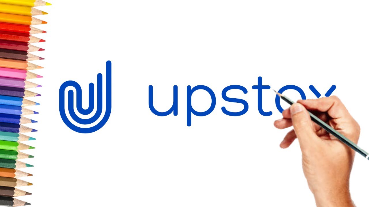 How to draw Upstox logo | UPSTOX broker - YouTube