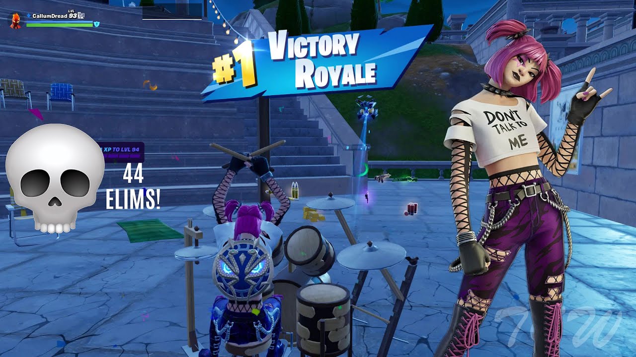 Smells Like Punk Spirit 🎸 | Fortnite ZB Solo Squads Gameplay | 44 Eliminations! - YouTube