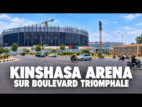 KINSHASA  ARENA  SUR BOULEVARD  TRIOMPHALE  LA FIN DES TRAVAUX  S'ANNONCE 