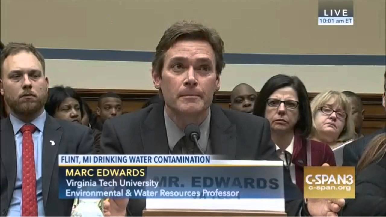 Virginia Tech's Marc Edwards testifies on contaminated drinking water ...