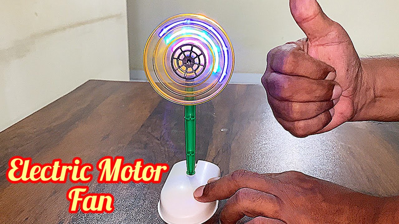 How To Make Electric Motor Fan With Drone UFO - YouTube
