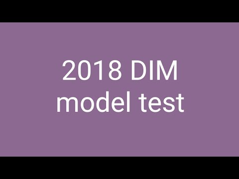 2018 DIM bakalavr model test izahi