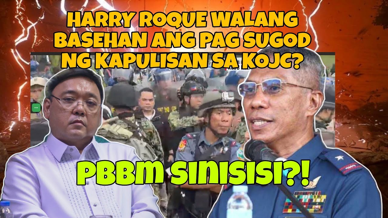 HARRY ROQUE KASALANAN BA NG PANGULO ANG PAG RAID SA KOJC COMPOUND ...