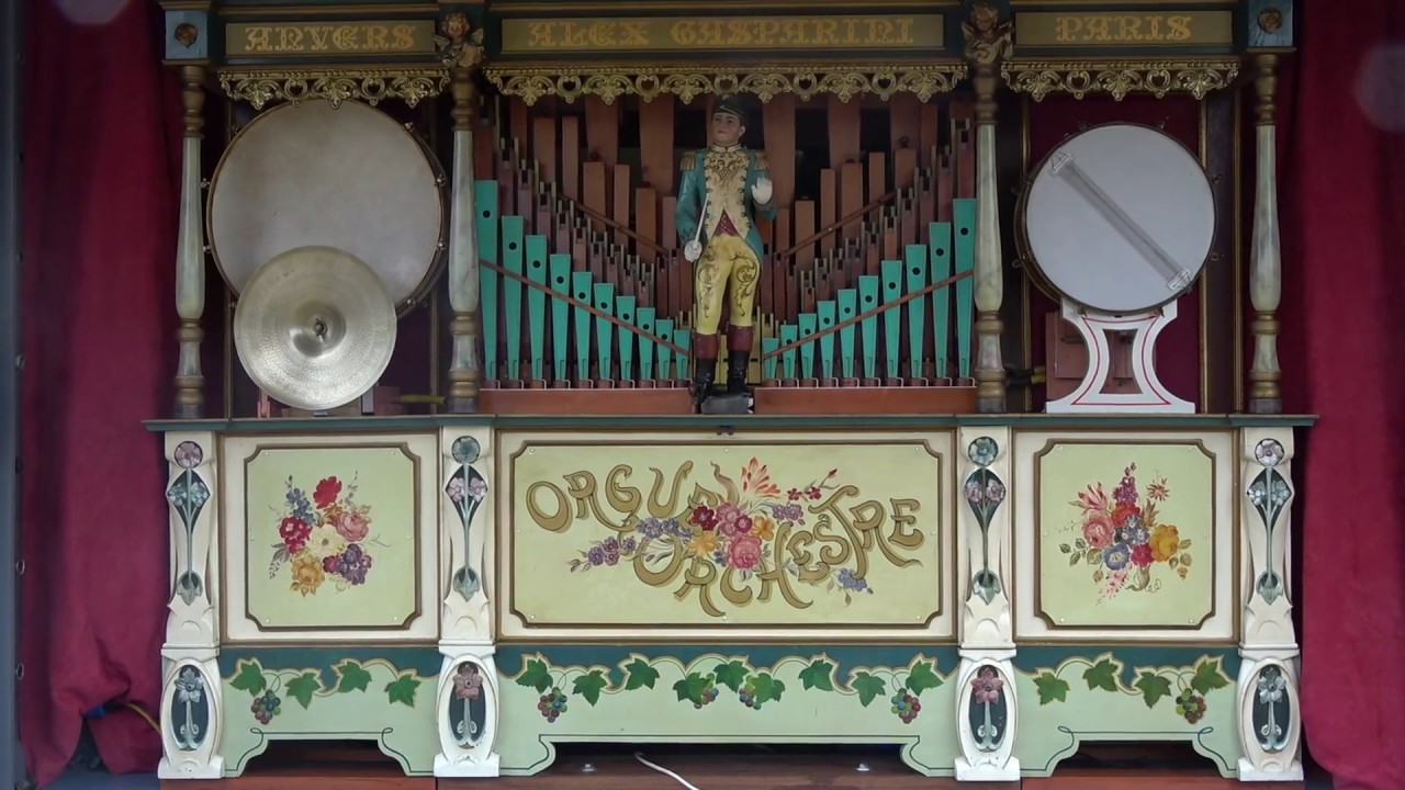 52 key Gasparini FAIRGROUND ORGAN - YouTube