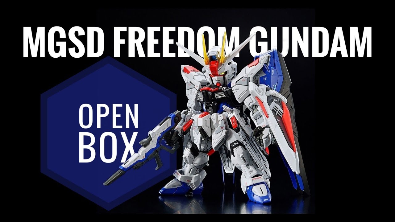 [เปิดกล่อง] Open box #MGSD Freedom gundam - YouTube